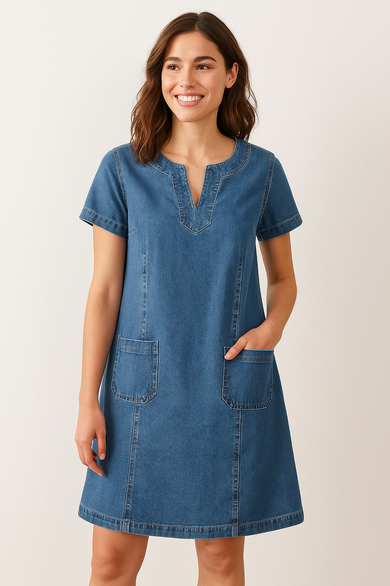 Nada | Soft Denim Dress – Novaro Melbourne